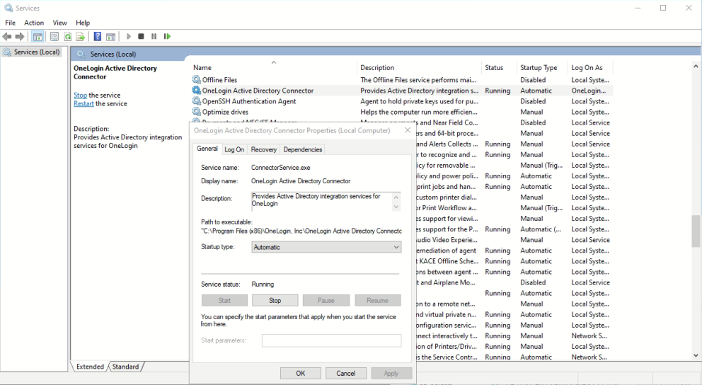 OneLogin Service System